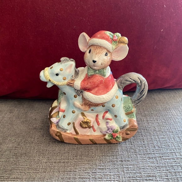 Fitz and Floyd | Holiday | Vintage 996 Fitz And Floyd Mouse Rocking ...